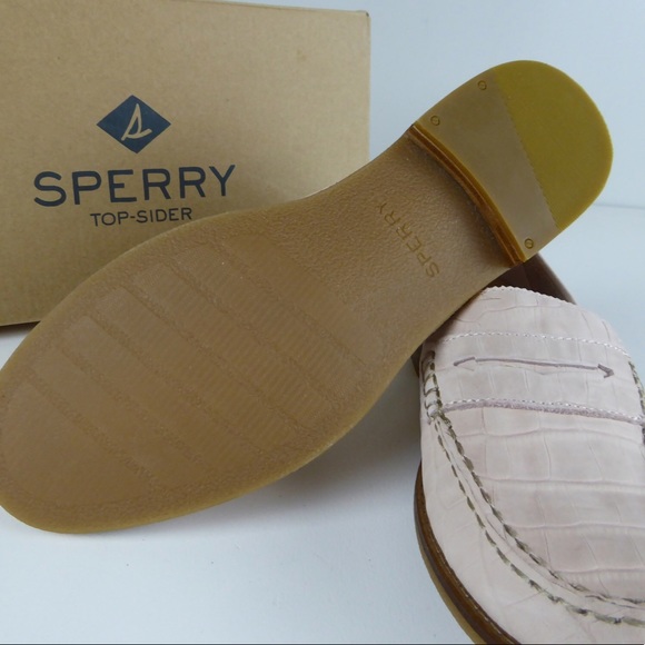 Sperry | Shoes | Sperry Penny Loafer Croc Embossed Leather Shoes | Poshmark